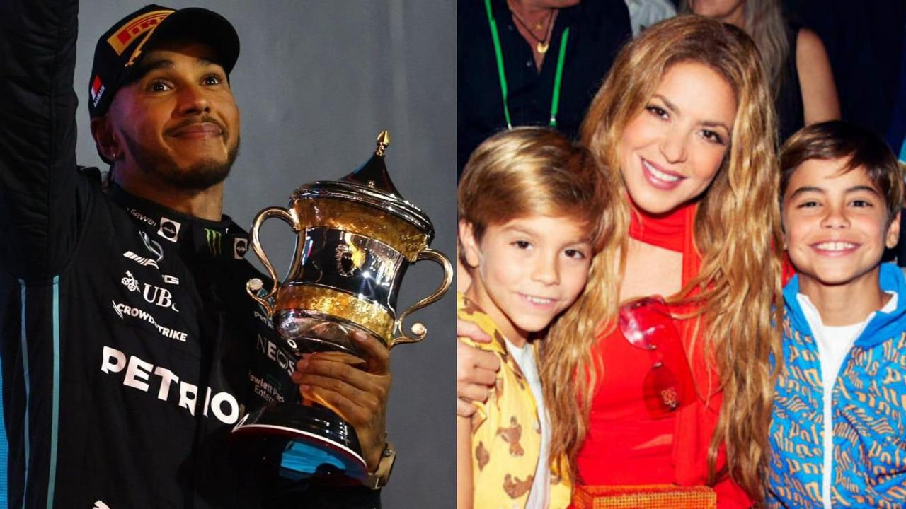 El conmovedor mensaje de Lewis Hamilton: Dedicación especial a Shakira ...
